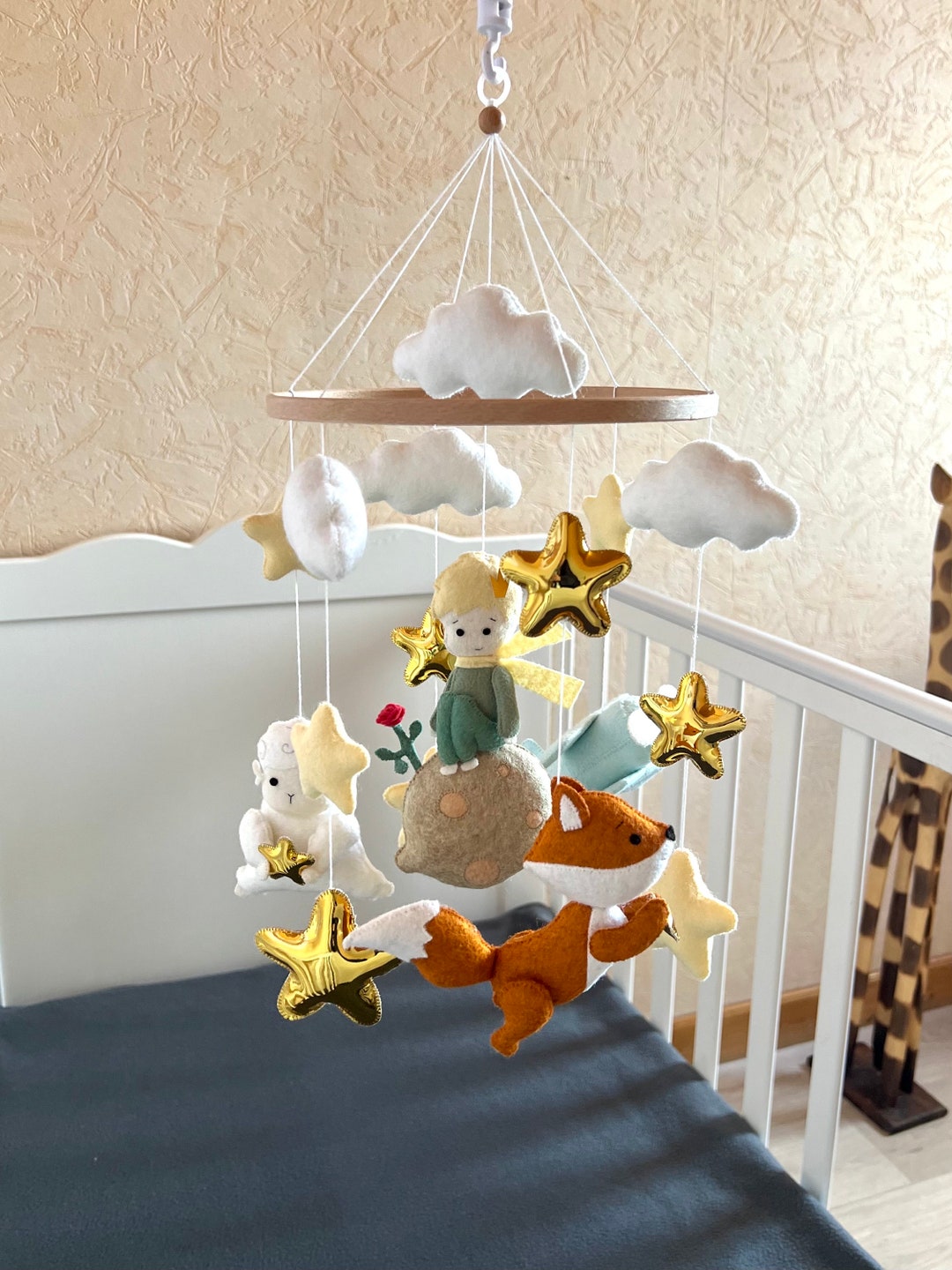 Baby Mobile. Mobile for Girls and Boys. the Little Prince. First Toy ...