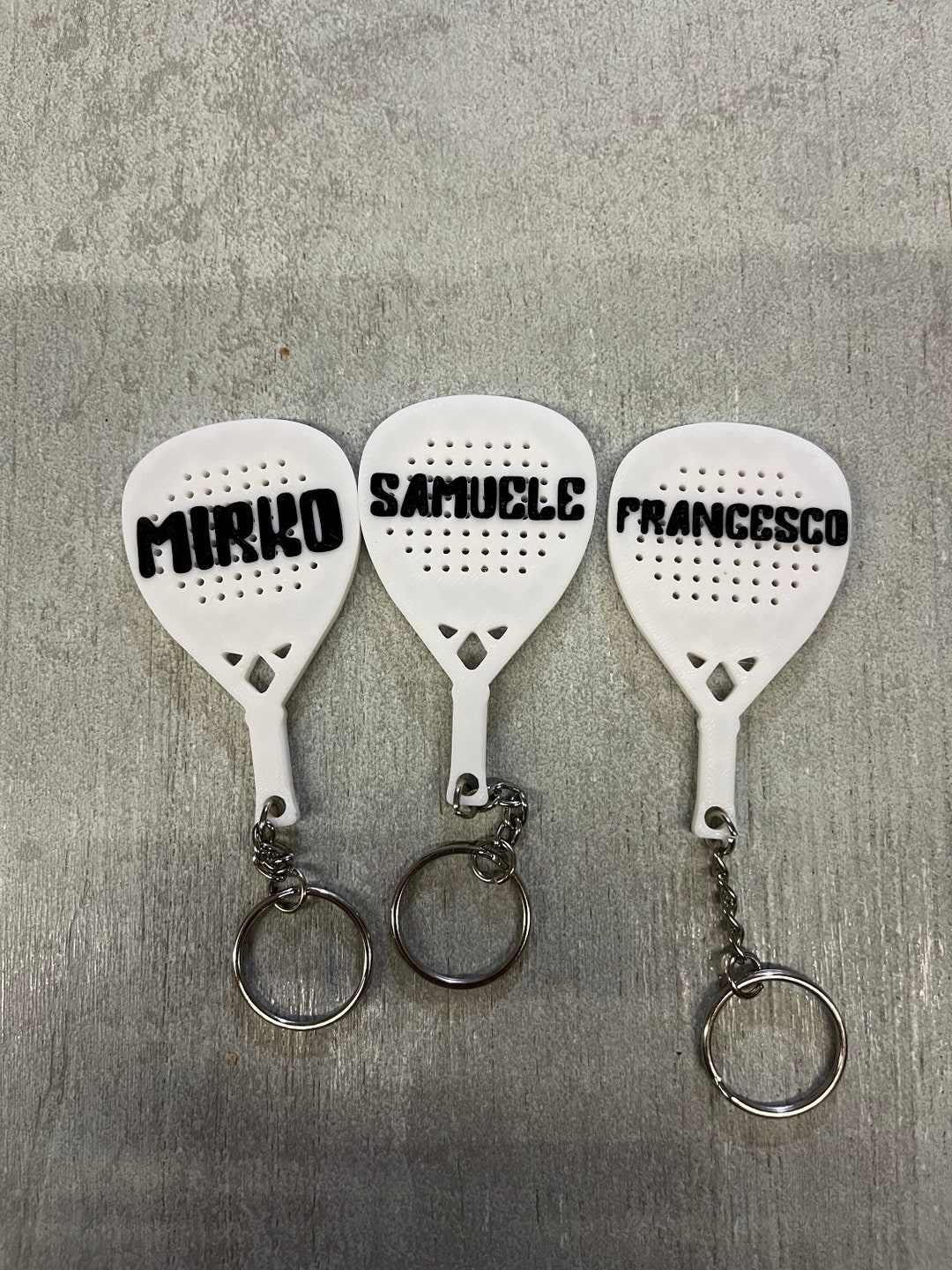 Padel Racket Key Ring - Etsy