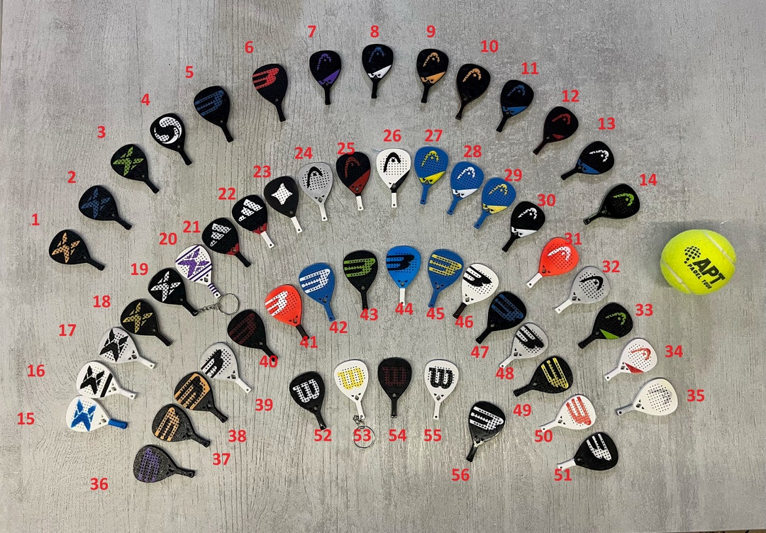 Padel Racket Keychain - Etsy