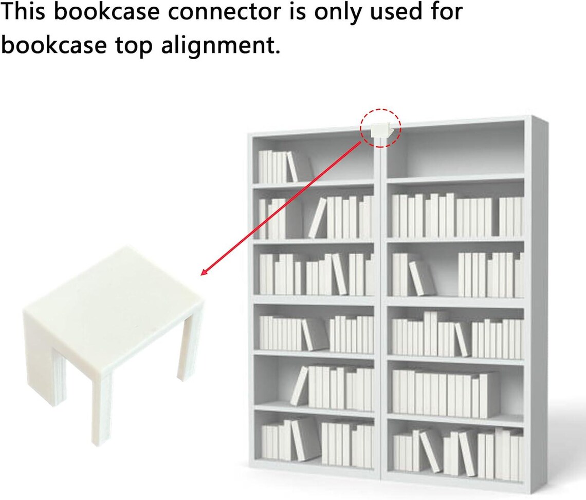 Reinforced Connectors for IKEA Billy | Anti-bend Bookcase Supports ...