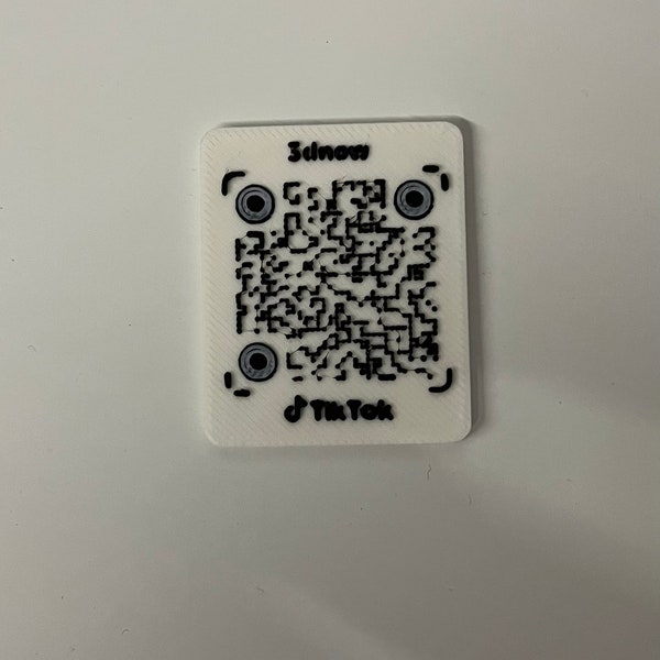 Qr Code Plastic Business Cards - Etsy