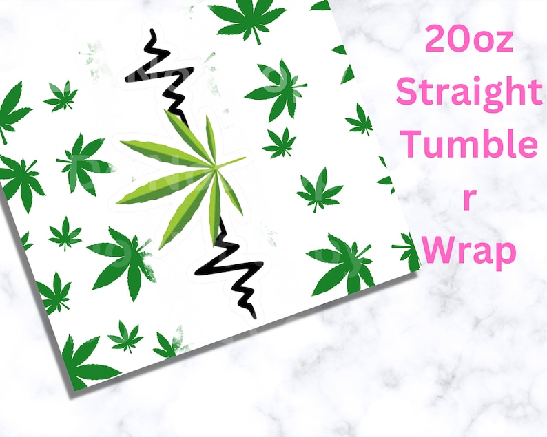 Weed Heartbeat 20 Oz Skinny Tumbler Wrap Sublimation Design - Etsy