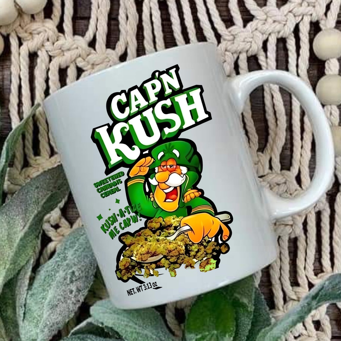 Cap'n Kush PNG, Tshirt Sublimation Design, 300 Dpi PNG, T-shirt ...