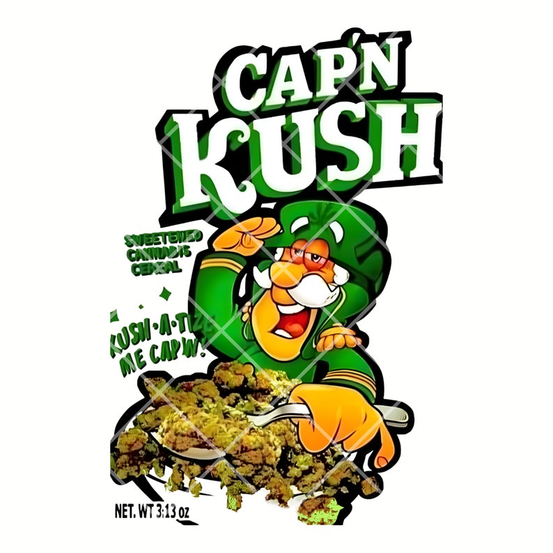 Cap'n Kush PNG, Tshirt Sublimation Design, 300 Dpi PNG, T-shirt ...