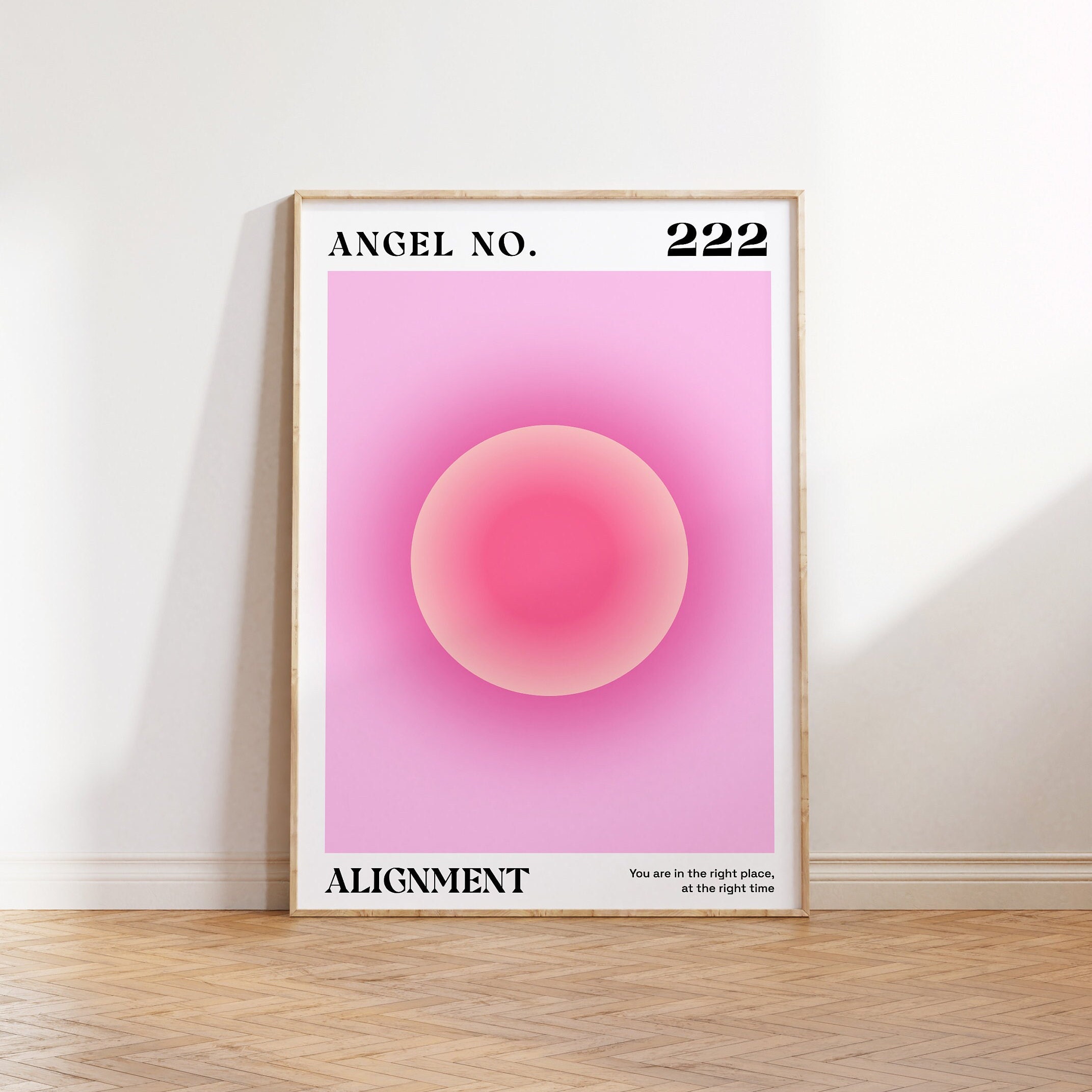 111 222 333 Angel Number Posters Set of 3 Aura Prints Spiritual Wall ...