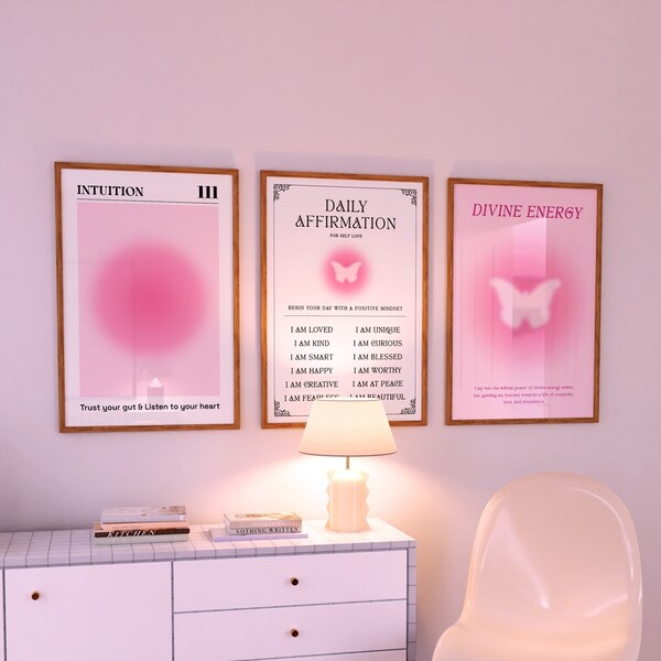 Pink Posters - Etsy