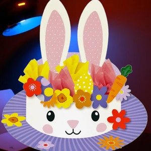 Easter Bonnet Kit Make Your Own Easter Bonnet Hat Over 40 Pieces Easter Bonnet Decorating Kit ...