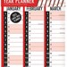 2025 A1 Unmounted Annual Yearly Wall Planner 84cm Office Full Year ...