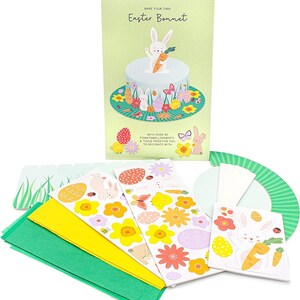 Easter Bonnet Kit Make Your Own Easter Bonnet Hat Over 40 Pieces Easter ...