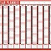 2025 A1 Unmounted Annual Yearly Wall Planner 84cm Office Full Year ...