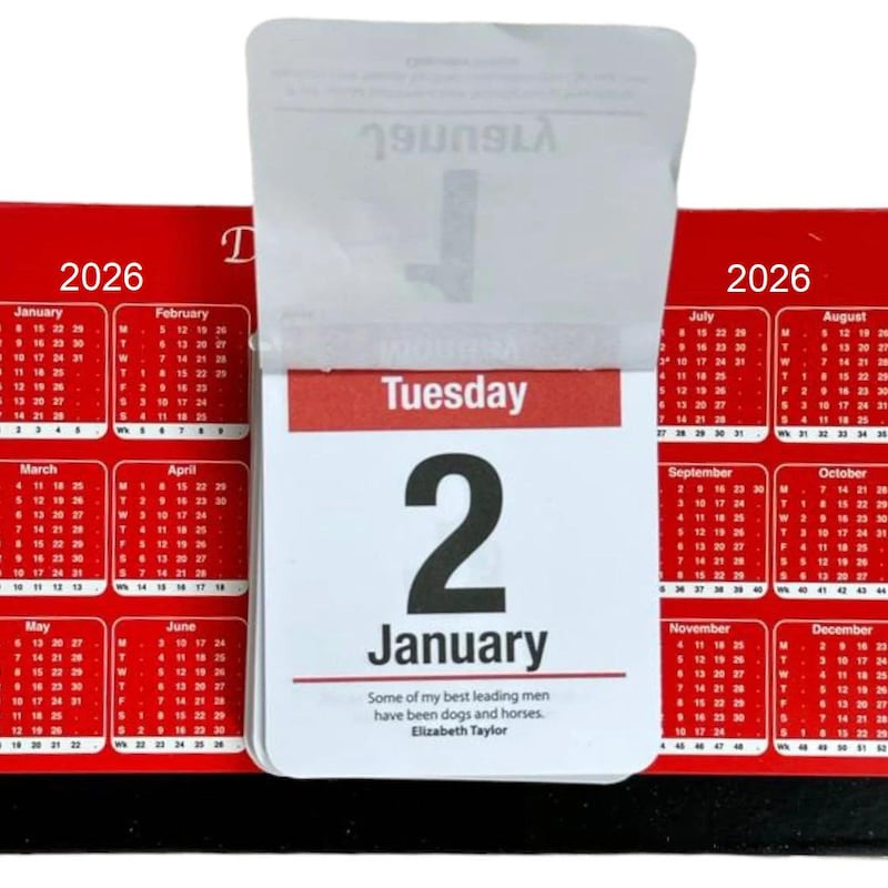 Daily Wall Tear Calendar - Etsy UK