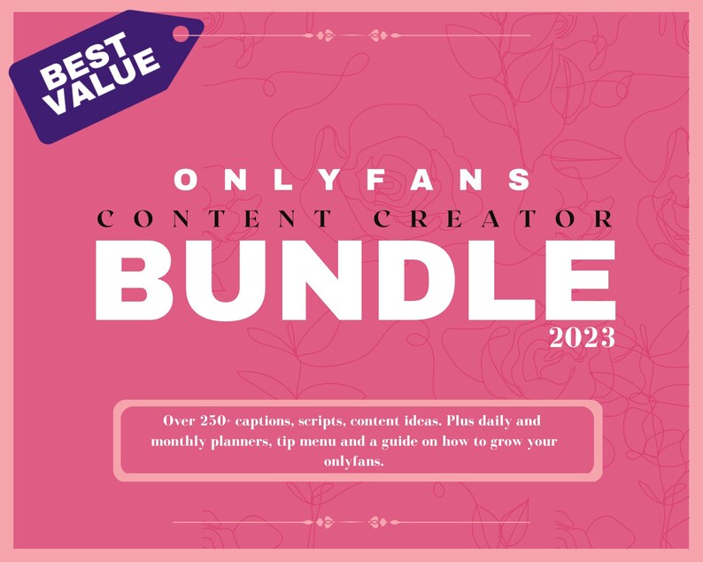 Onlyfans Content Bundle | Adult Content Creators | Onlyfans Captions ...