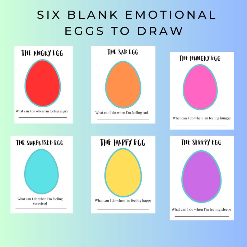 Fun Interactive Activity, Roll-an-emotion Dice Game for Kids, 6 ...