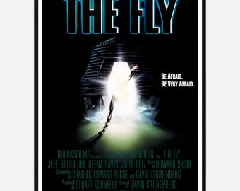 The Fly 1986 David Cronenberg Japanese Chirashi Movie Poster Flyer B5 ...