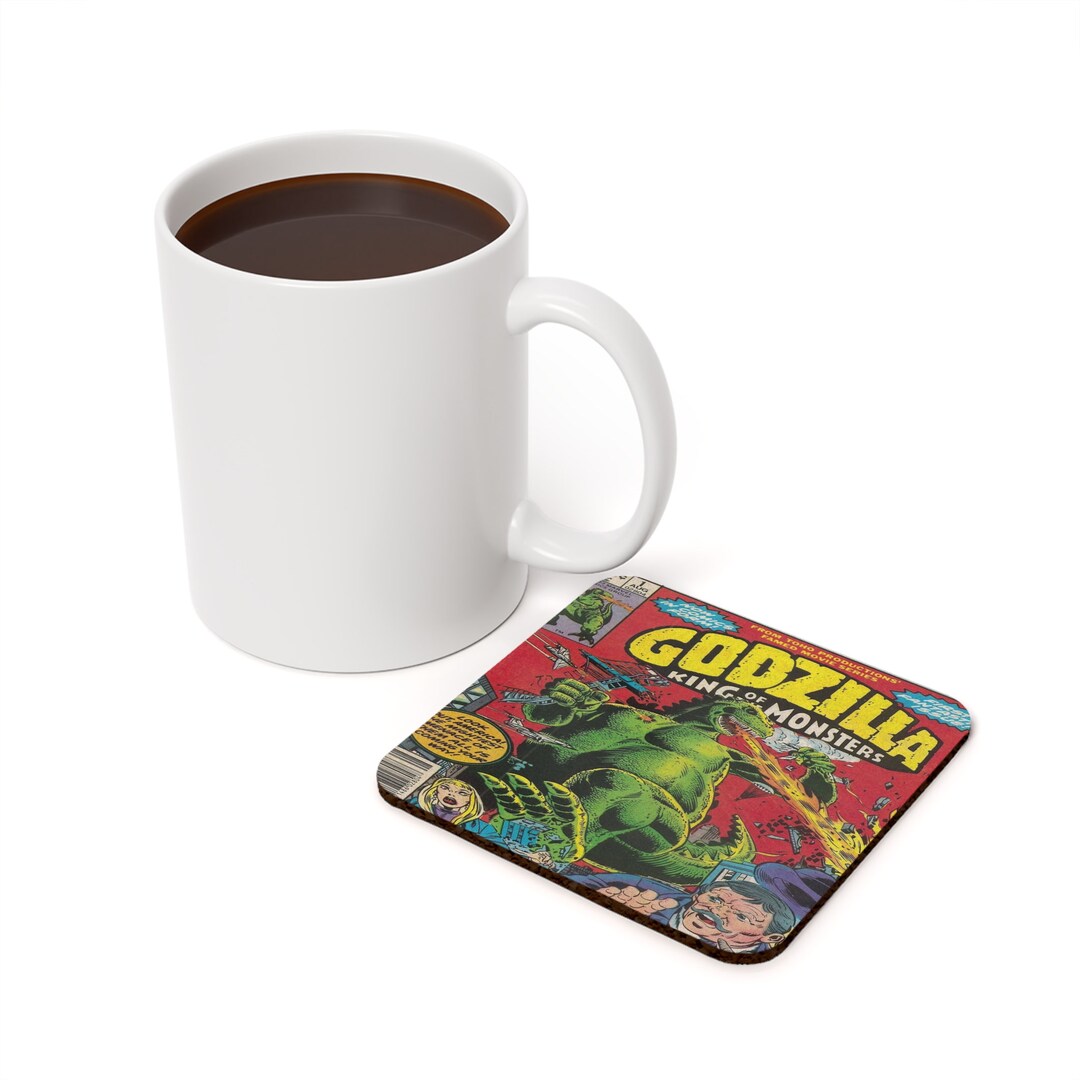 Godzilla Movie Poster Design Coaster - Etsy