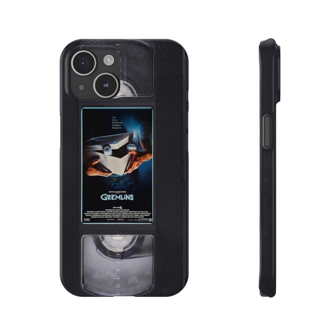 Gremlins Movie VHS Cassette Tape Phone Case for iPhone 15 14 13 12 11 X ...