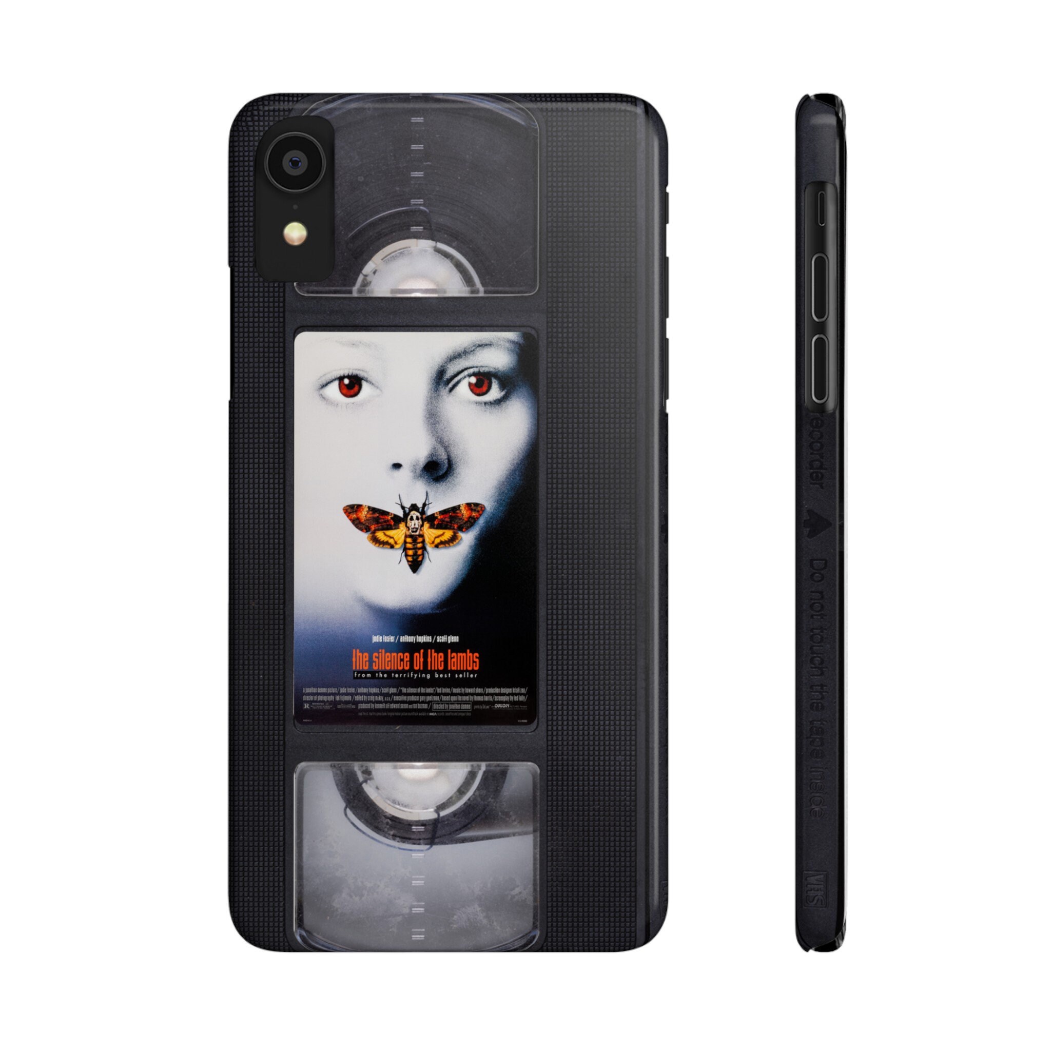 The Silence of the Lambs Movie VHS Cassette Tape Phone Cover for iPhone ...