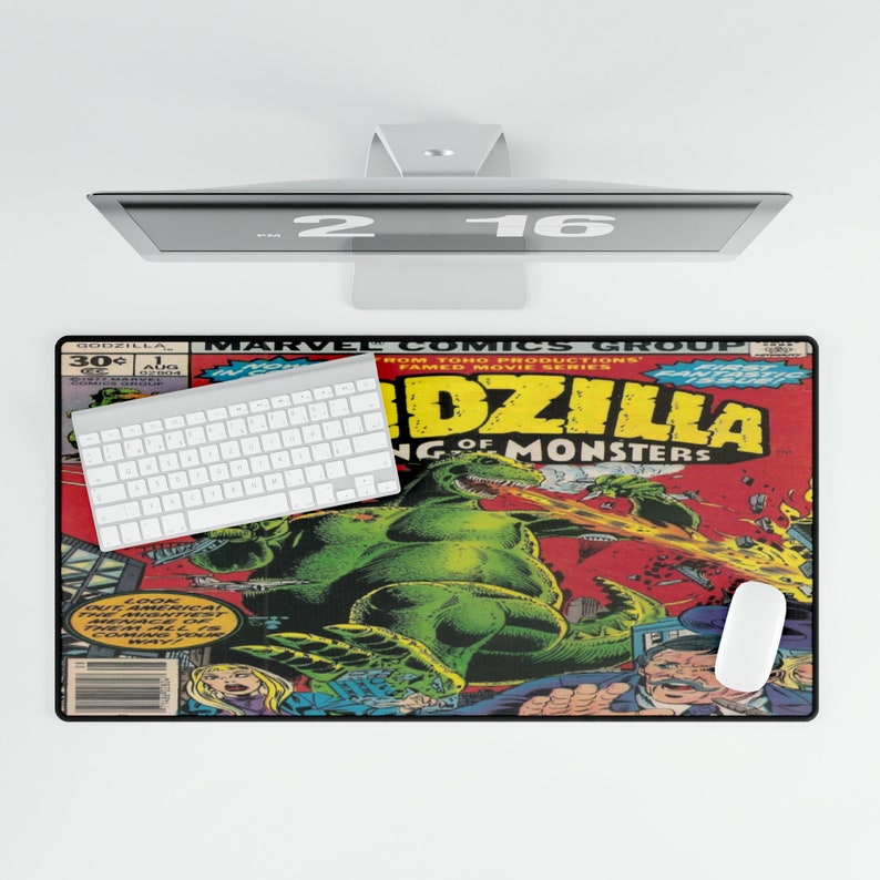 Godzilla Desk Mat - Etsy