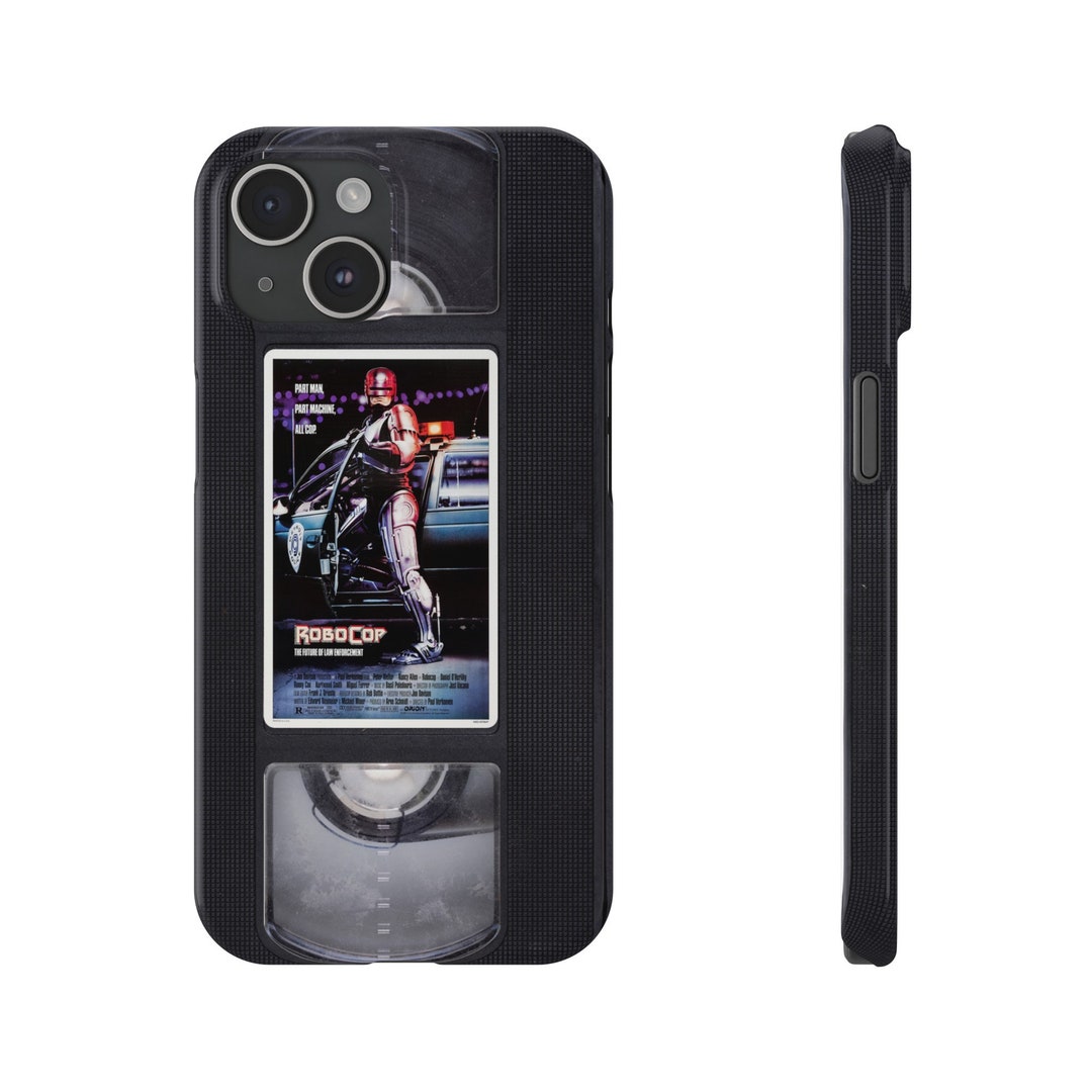 Robocop Movie VHS Cassette Tape Phone Cover para iPhone 15 14 13 12 11 ...