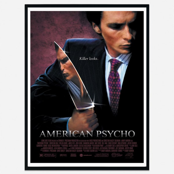 American Psycho Poster - Etsy