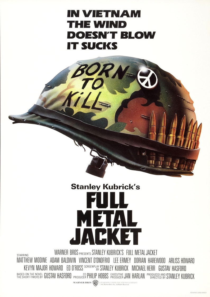 Full Metal Jacket Movie Poster - Etsy