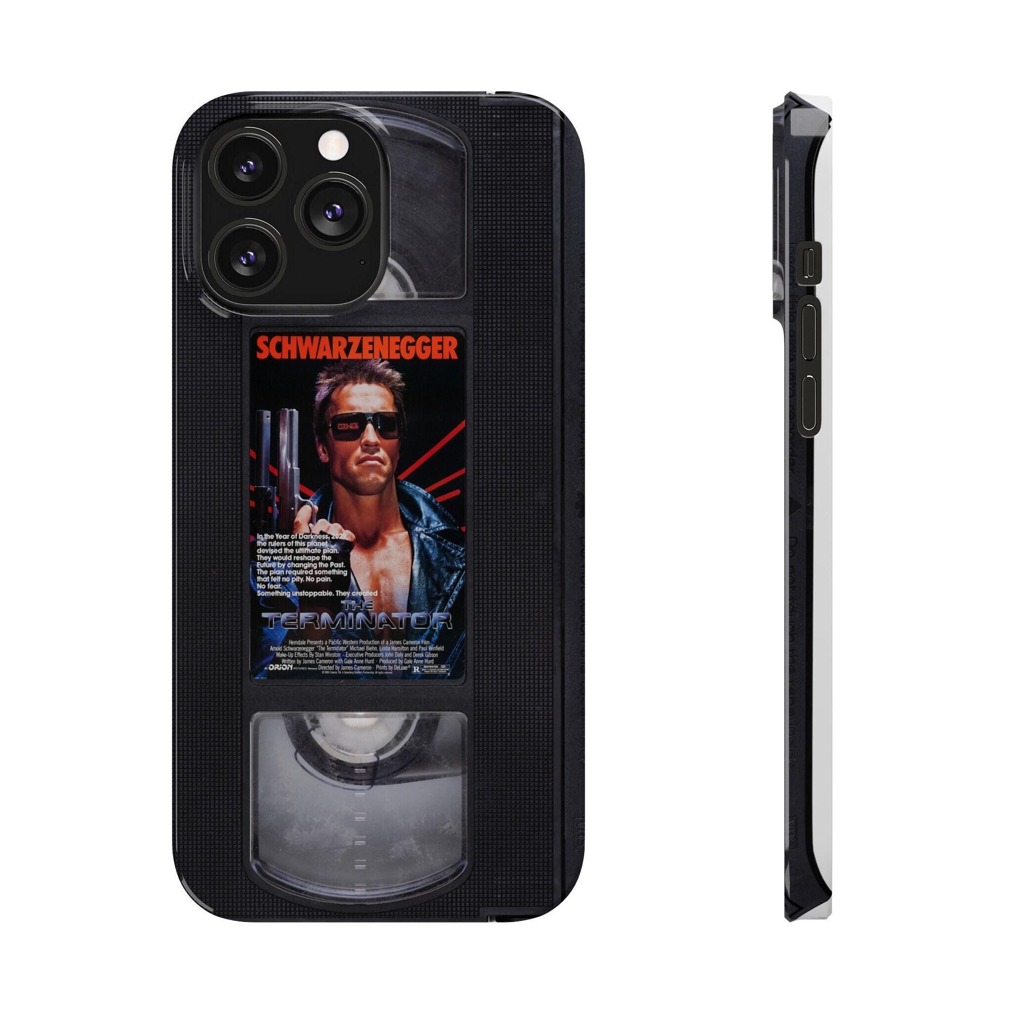 The Terminator Movie VHS Cassette Tape Phone Cover for iPhone 15 14 13 ...