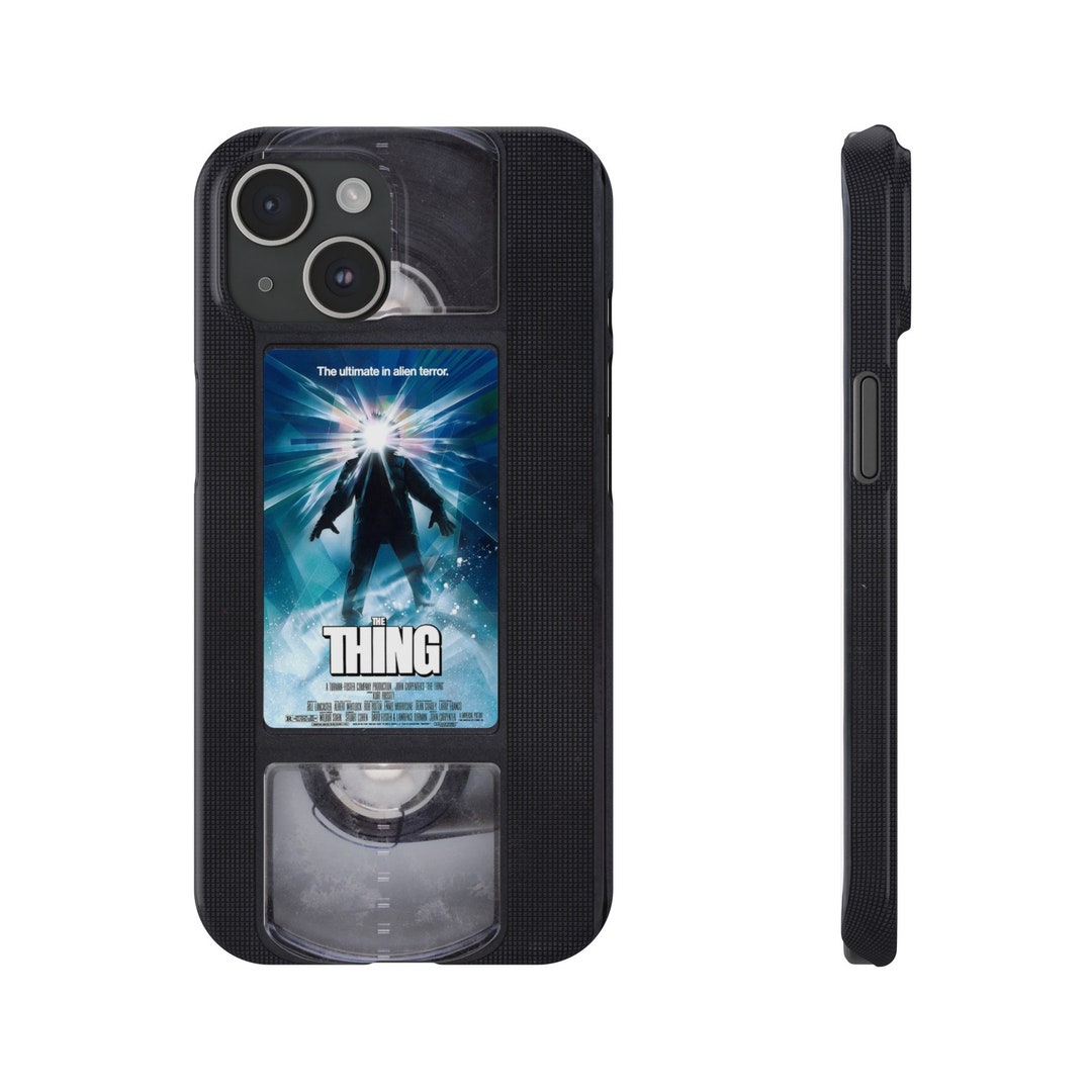 The Thing Movie VHS Cassette Tape Phone Case for iPhone 15 14 13 12 11 ...