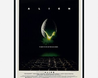 ALIEN A3 Digital Movie Poster Print - Etsy