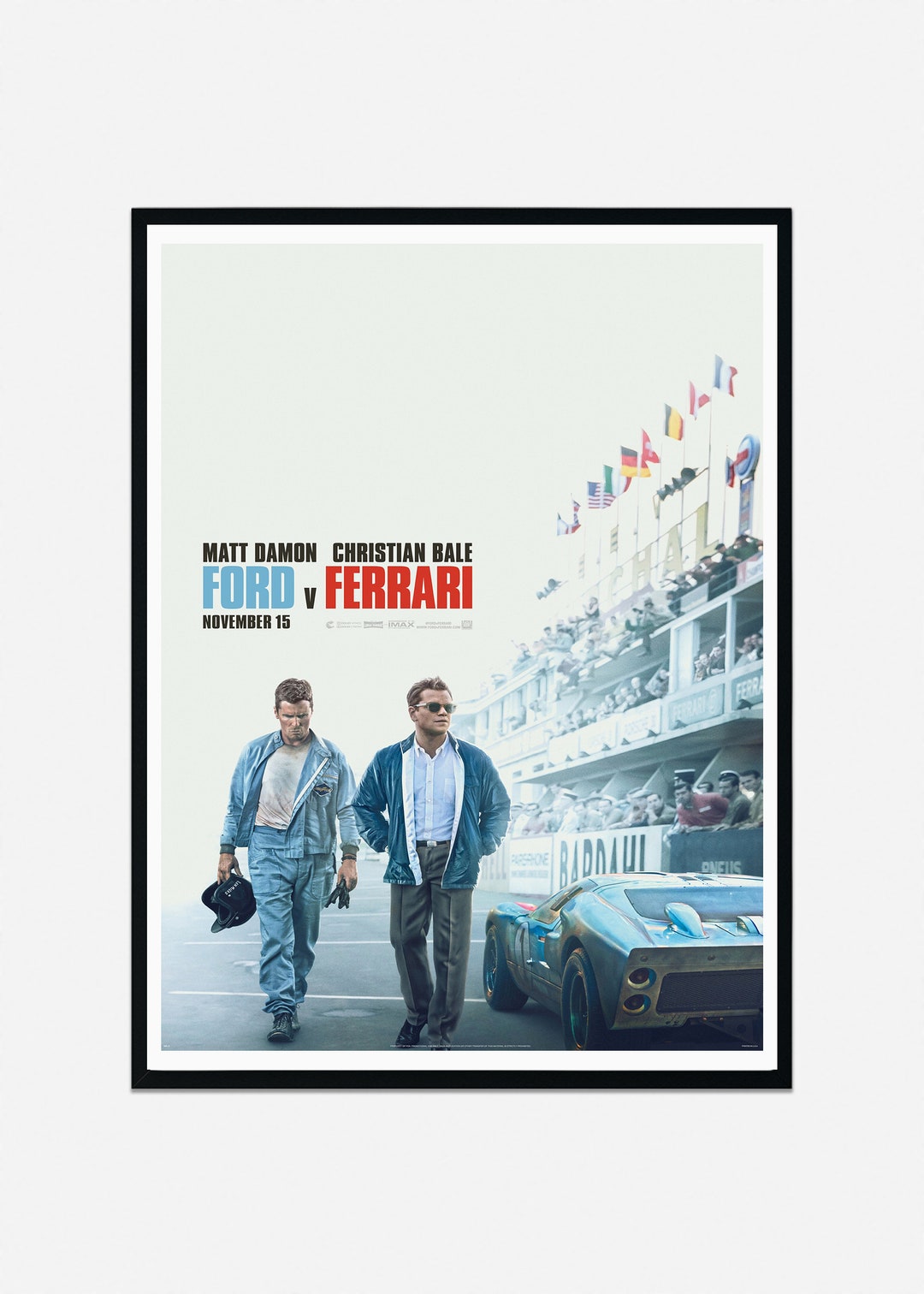 Ford V Ferrari Movie Poster - Etsy