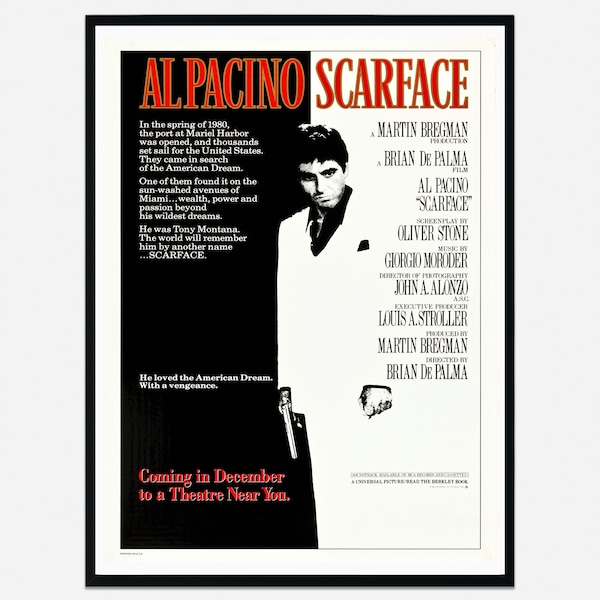Scarface Poster - Etsy