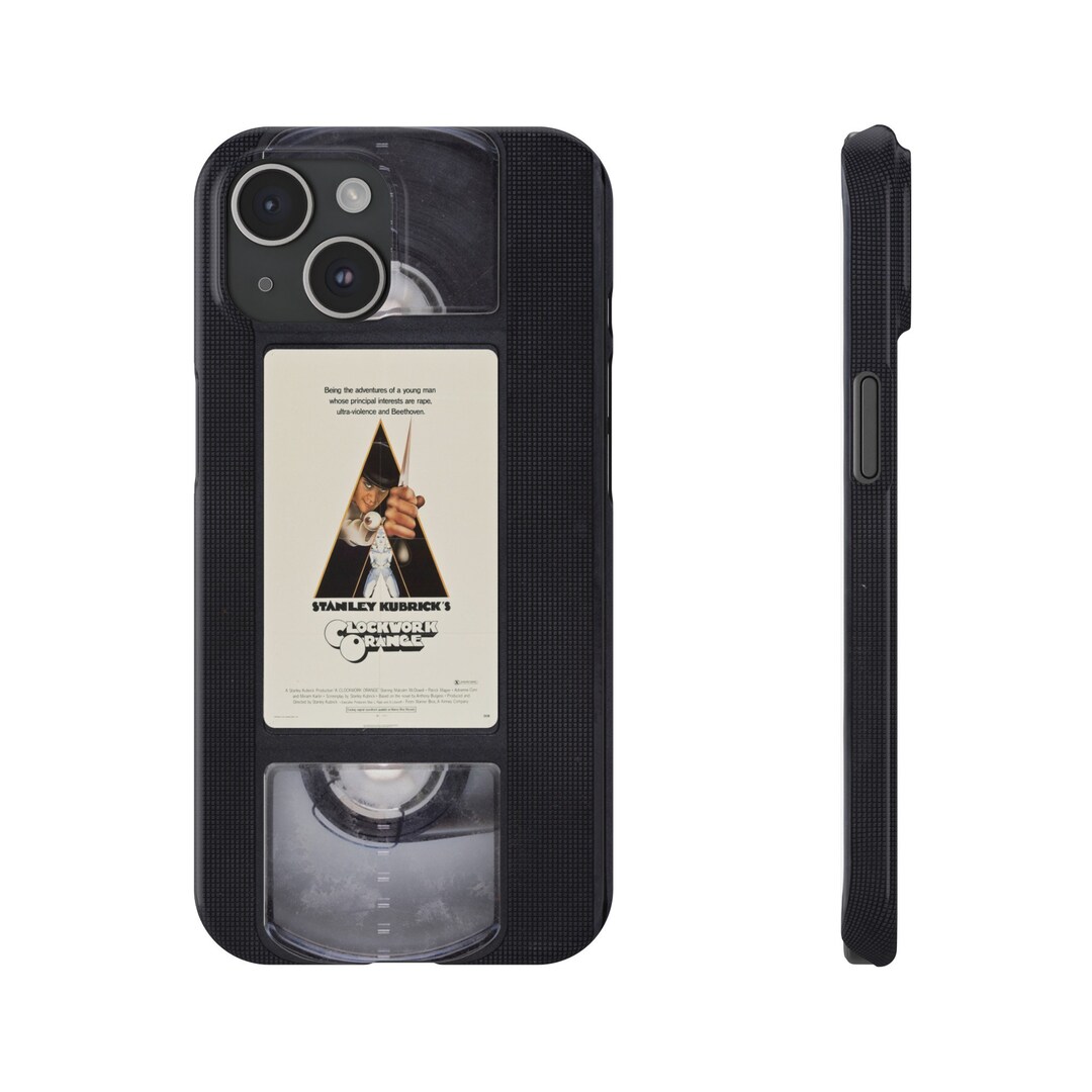 A Clockwork Orange Movie VHS Cassette Tape Phone Case for iPhone 15 14 ...