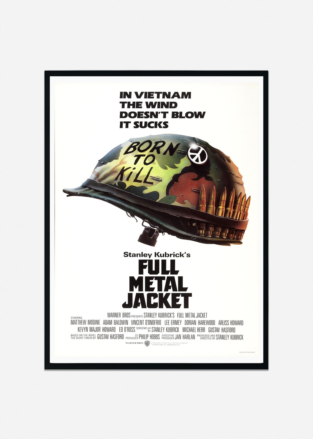 Full Metal Jacket Movie Poster - Etsy