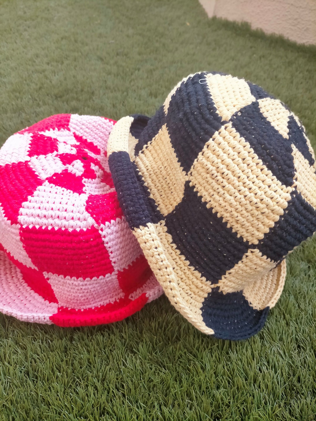 Checkered Hat for Any Time of the Day - Etsy