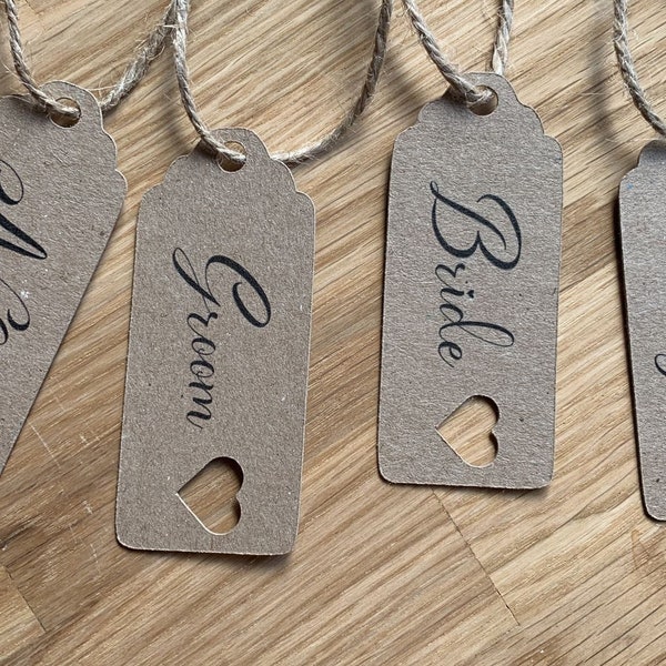 Wedding Name Tags - Etsy UK