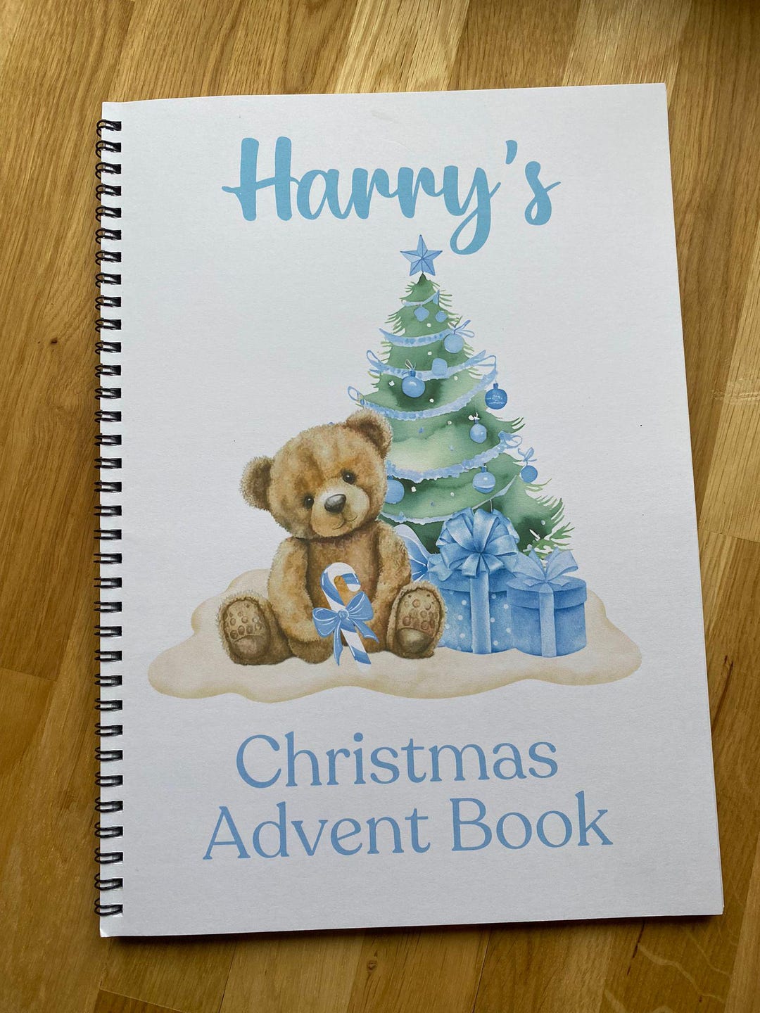 Personalised A4 Christmas Advent Activity Book - Etsy