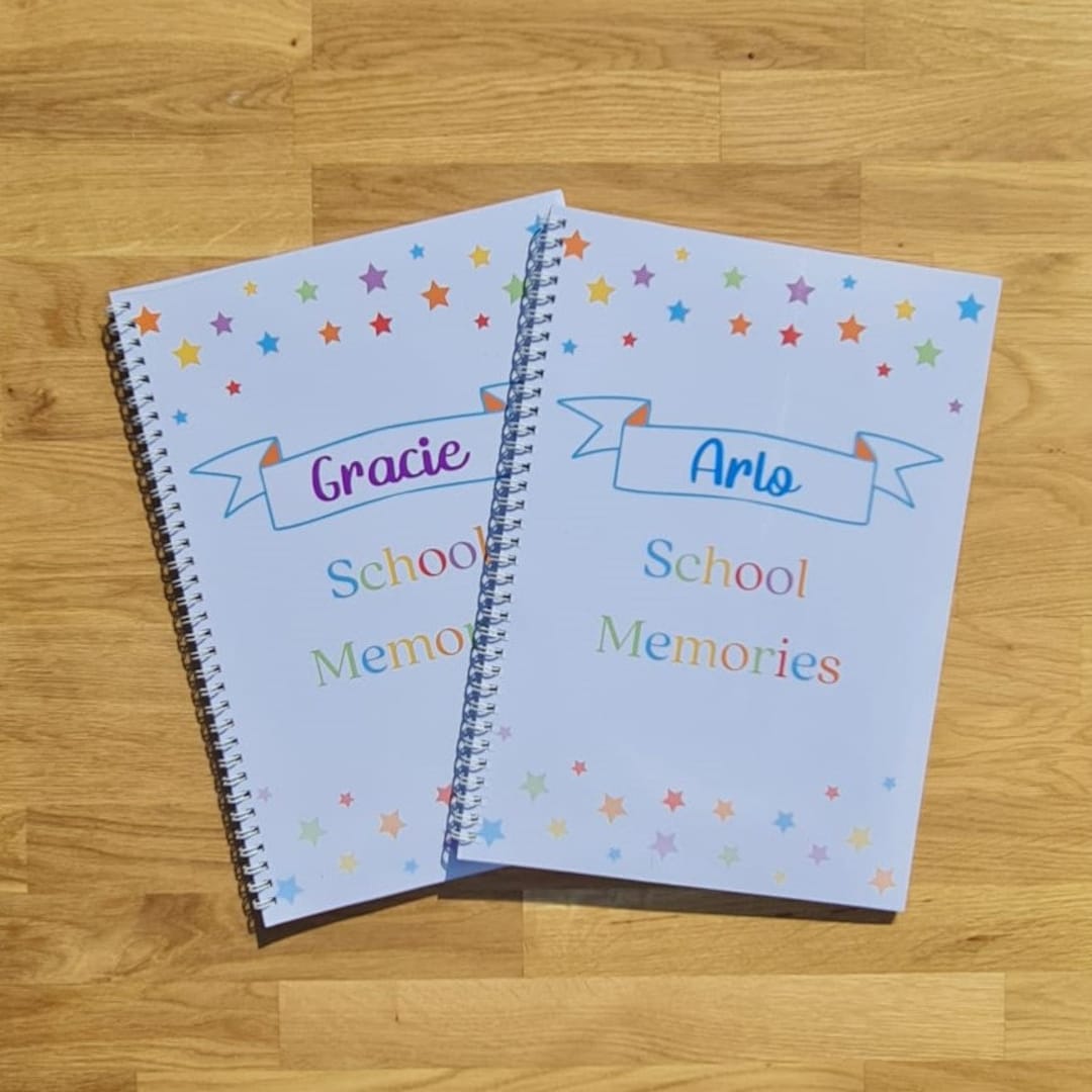Personalised School Memory Book - A4 Size, Perfect School and Nursery ...