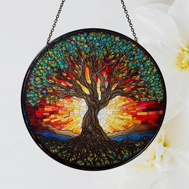 Tree of Life Suncatcher - Etsy