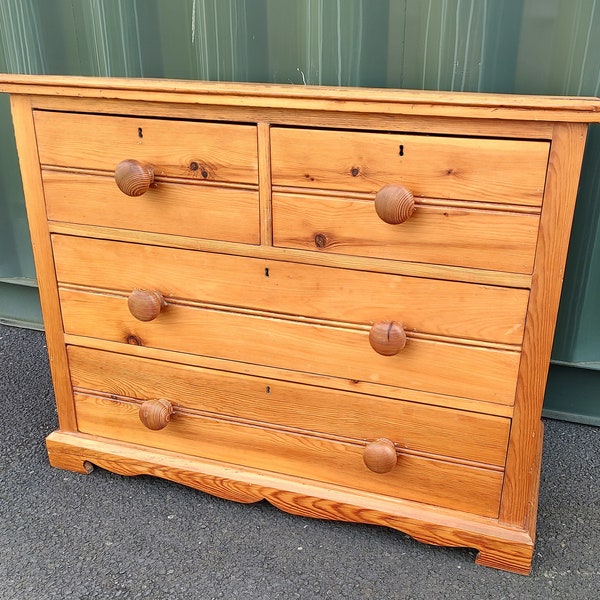 Pine Chest of Drawers - Etsy UK