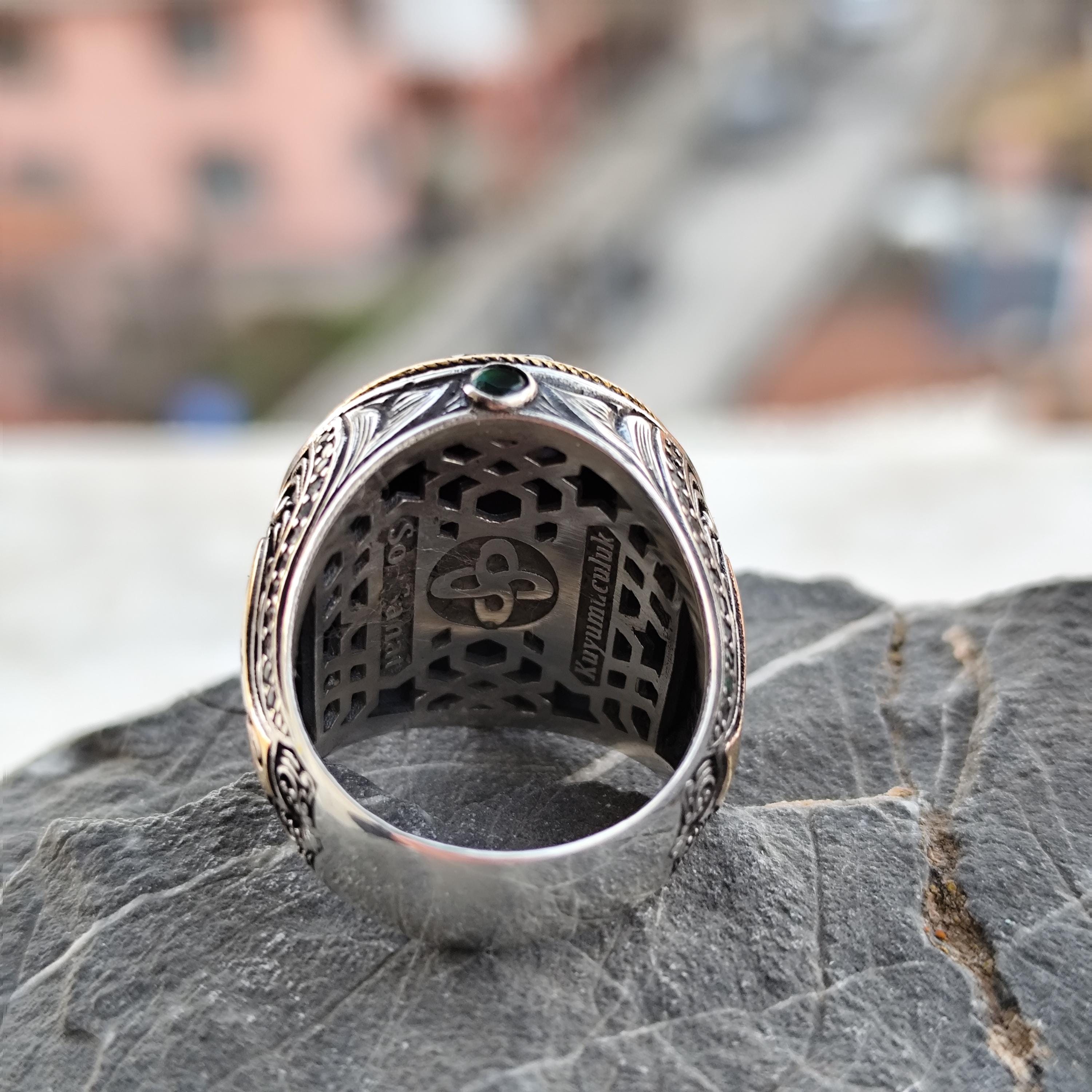 Seal of Solomon Ring, Handmade Mystic Jewelry, King Solomon Silver Ring ...
