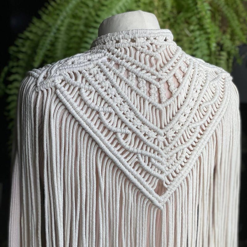Macrame Shawl - Etsy