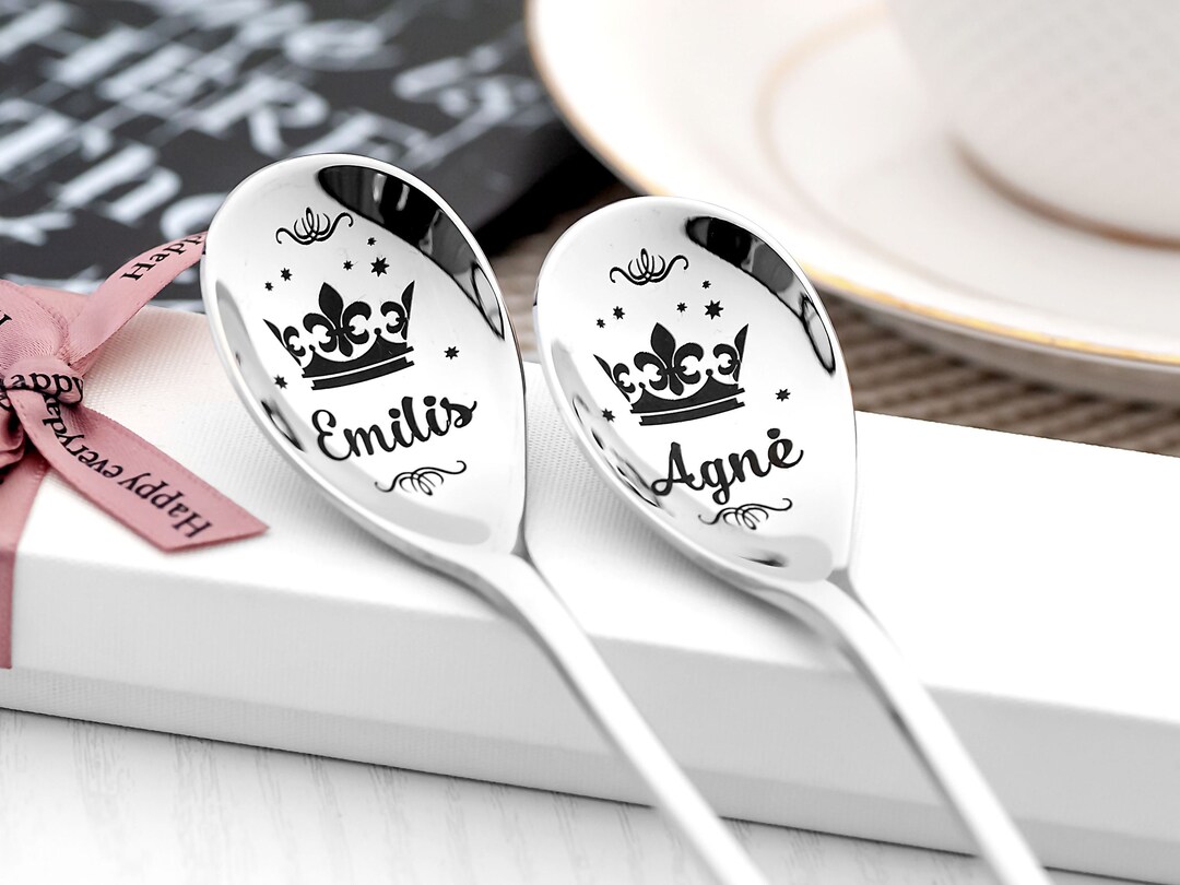 Spoon With YOUR Name Engraved Coffee Spoon Stainless Spoon Boyfriend ...