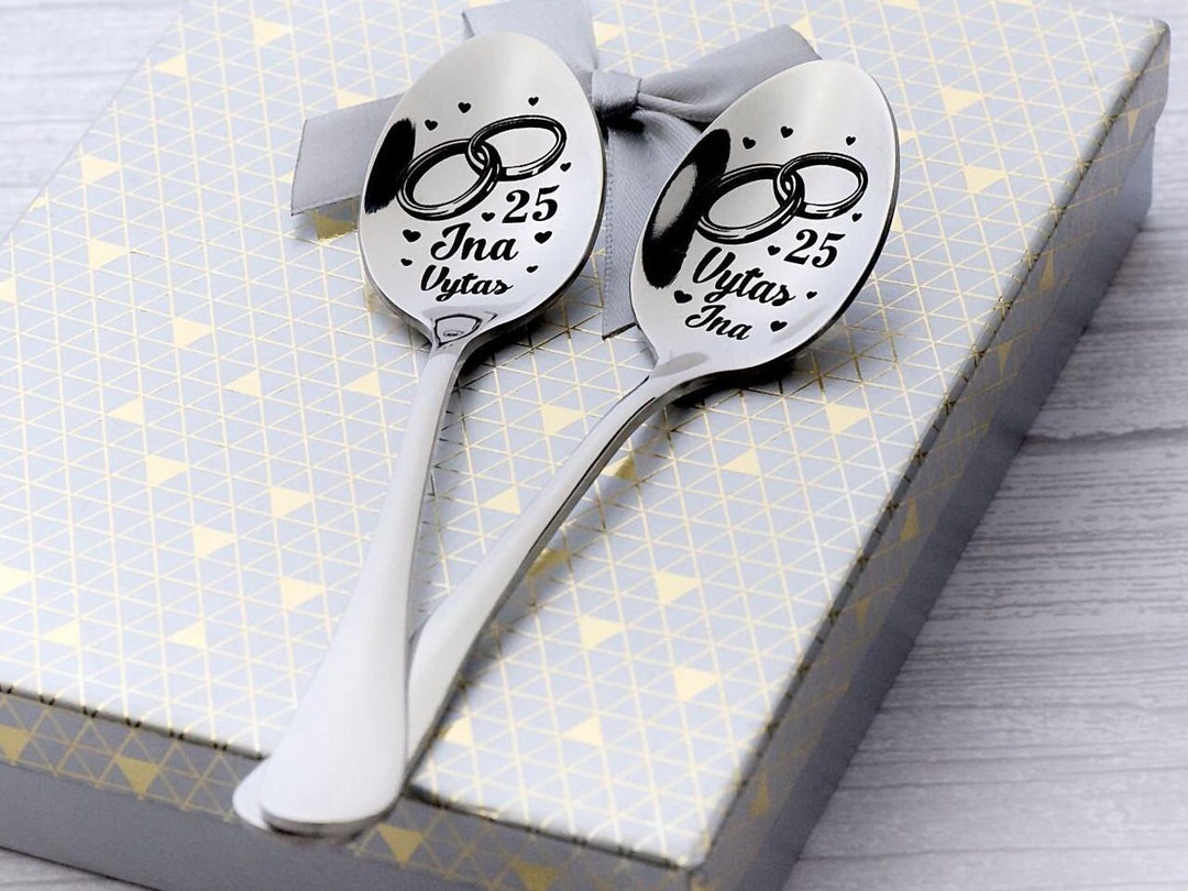Personalized Wedding Gift - Unique Gift Engraved Teaspoon Wedding Gift ...