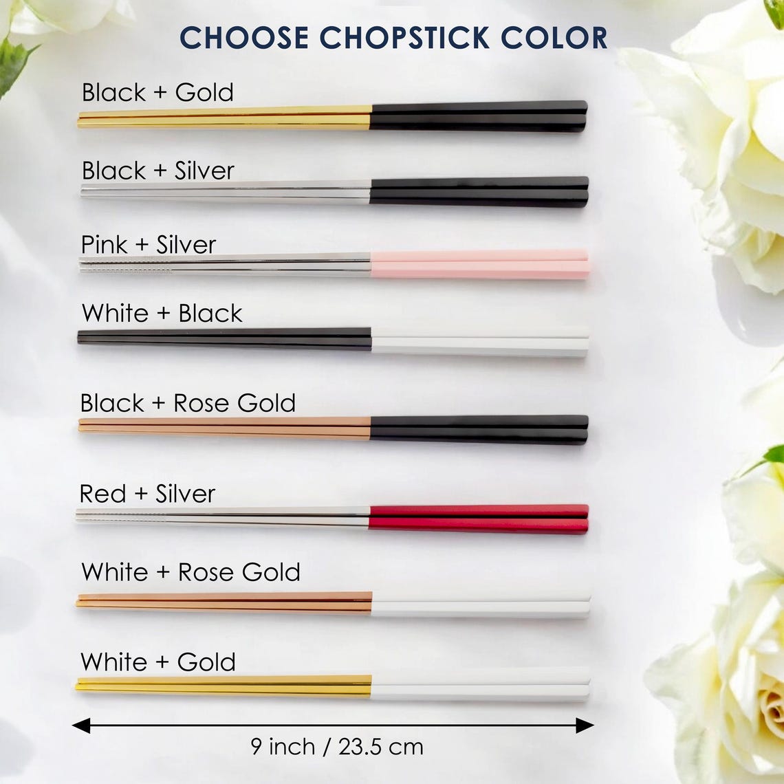 Personalized Wedding Chopsticks – Custom Engraved Metal Favors With ...