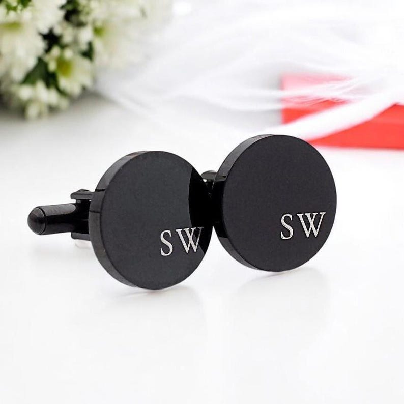 Personalized Best Man Cufflinks - Engraved Thank You Bro Message - Etsy UK