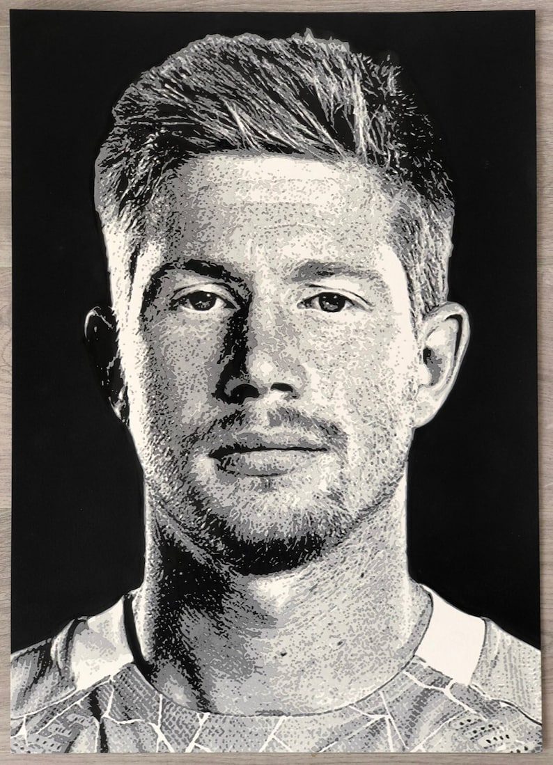 A2 Kevin De Bruyne Drawing - Etsy
