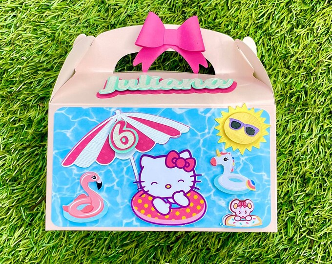 Kitty Party Box, Kitty Theme Goody Box, Hello Birthday Decoration ...