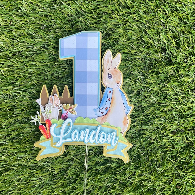Peter Rabbit Cake Topper - Etsy