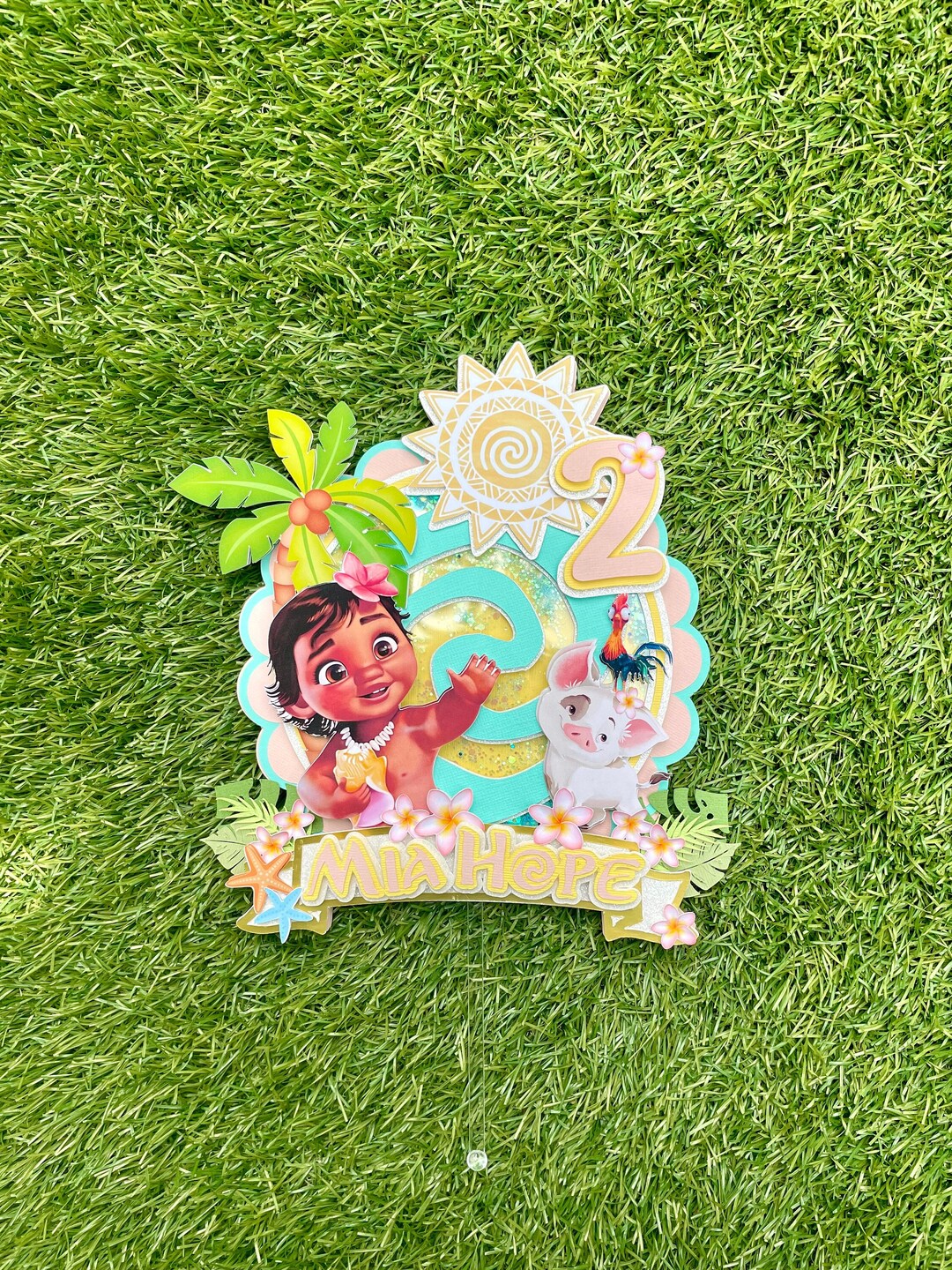 Moana Cake Topper, Moana Birthday Party Decor - Etsy