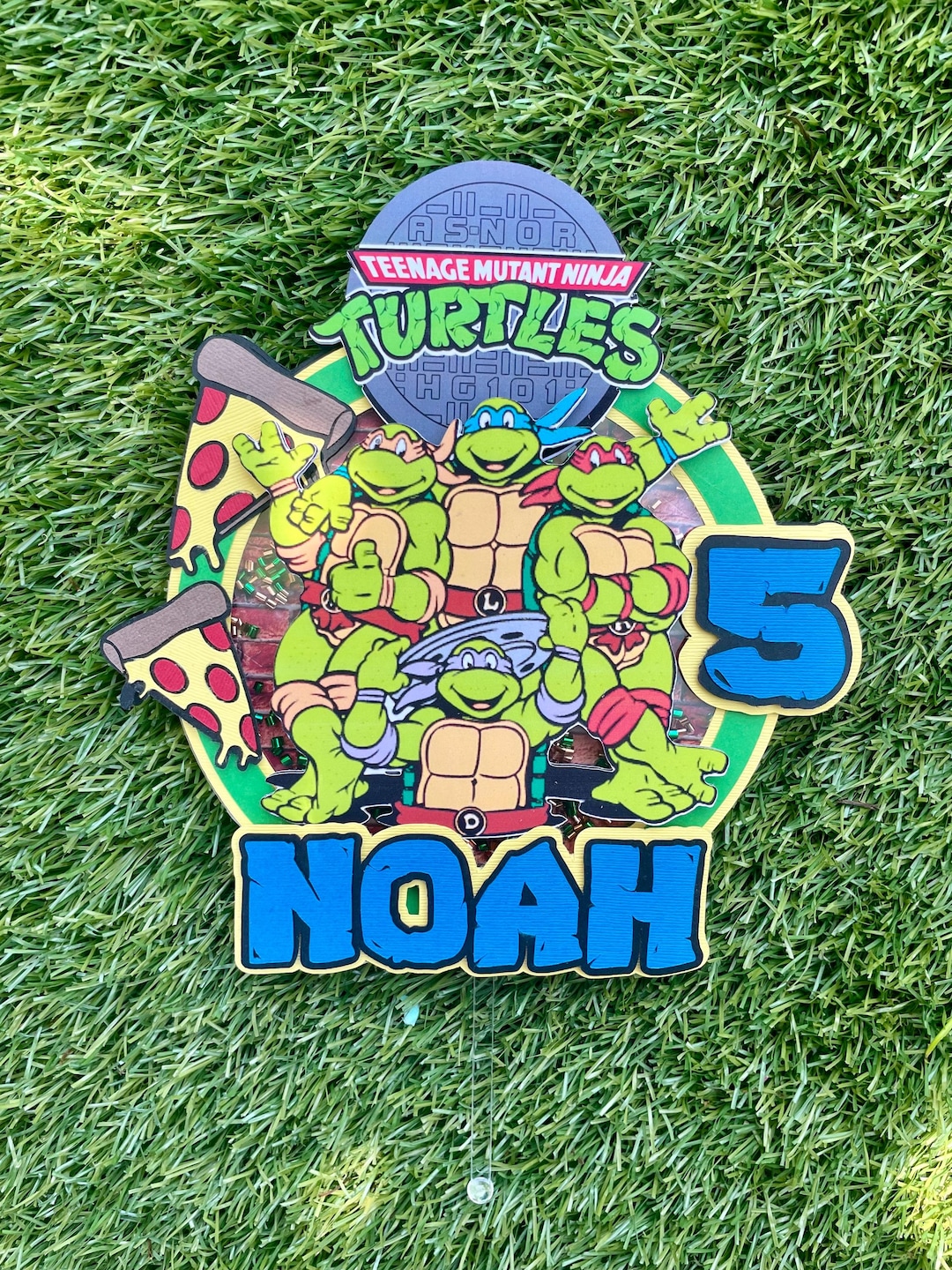 Ninja Turtles Cake Topper |turtle Cake Topper | Personalized Turtle ...