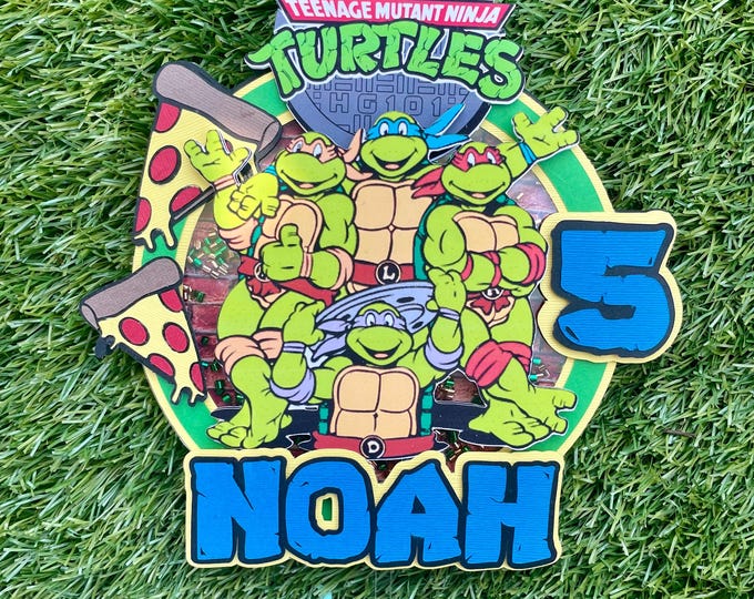 Ninja Turtles Cake Topper |turtle Cake Topper | Personalized Turtle ...